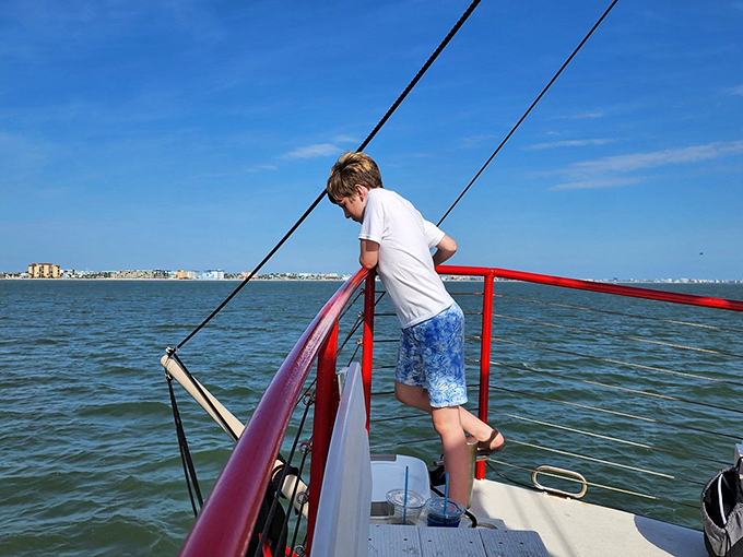 Who needs a corner office when you've got this view? The open water beckons, promising adventure and maybe a mermaid sighting or two.