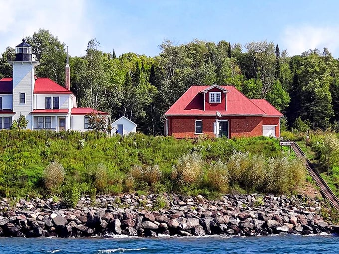 Road trip gone nautical! Swap your wheels for waves and explore this lighthouse lover's paradise.
