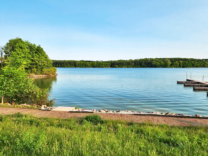 Road trip reward: Atwood Lake's crystal waters are nature's way of saying "You've arrived!"