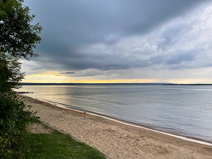 Brimley's serene shores await. It's the introvert of beaches &ndash; quiet, beautiful, and worth getting to know.