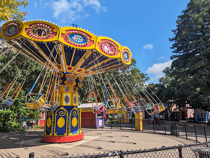 Pint-sized paradise! Como Town's charming rides and attractions prove big fun comes in small packages.