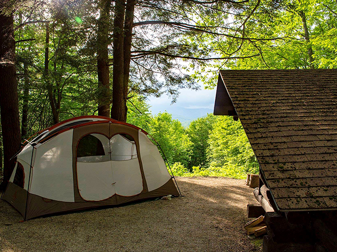 A view fit for a president. This hilltop vista would have even "Silent Cal" Coolidge waxing poetic.