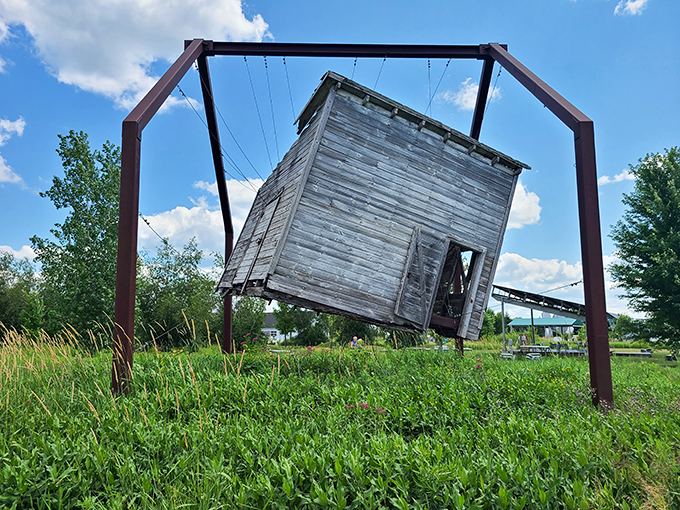 Art gone wild! This outdoor gallery turns the countryside into a playground for the imagination.