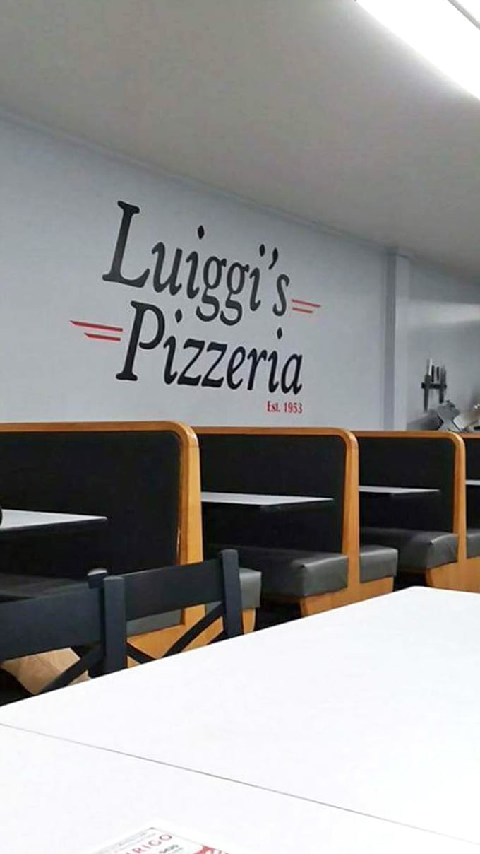 Step into a time capsule of taste! Luiggi's classic booths have been serving up comfort since 1953.