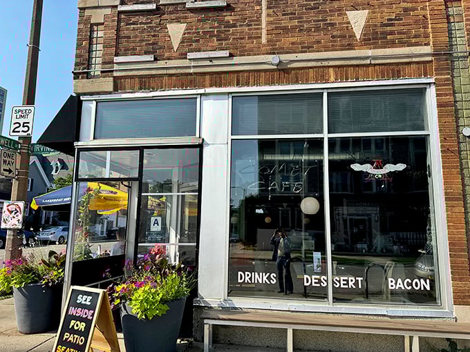 Blast off into flavor at The Comet Cafe, where comfort food gets a rebellious makeover.