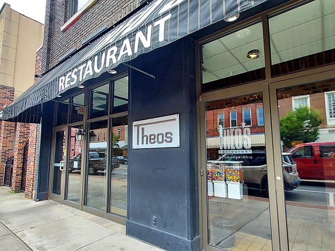 "Theo's: Where 'casual dining' meets 'serious flavor' in a Main Street masterpiece."