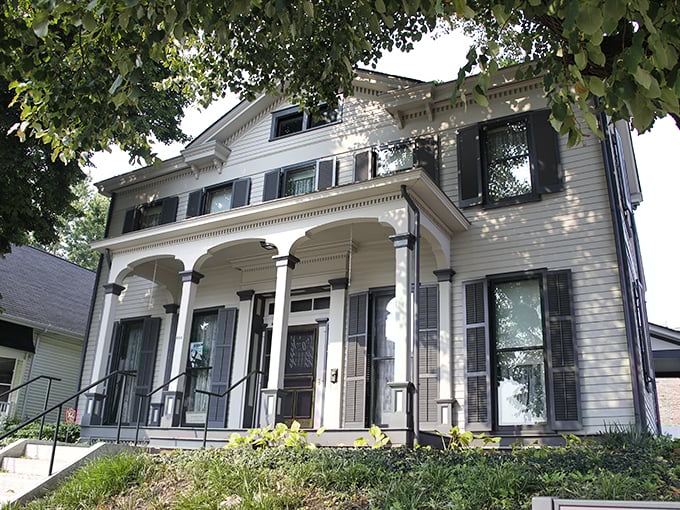 "Poetry in architecture: Lindsay's birthplace is as stately as his verse was rhythmic."