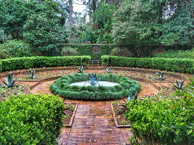 Garden party central! This gazebo looks ready to host everything from high tea to a squirrel's retirement bash.
