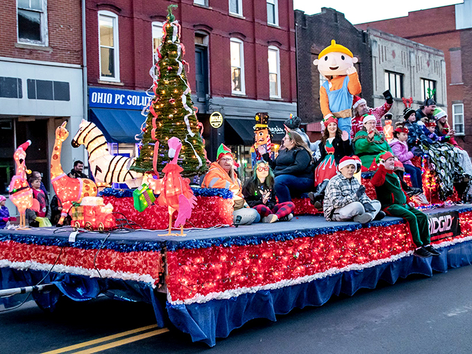 The Courthouse Light Show: Who needs Times Square when you've got this dazzling display? New Year's Eve, small-town style!