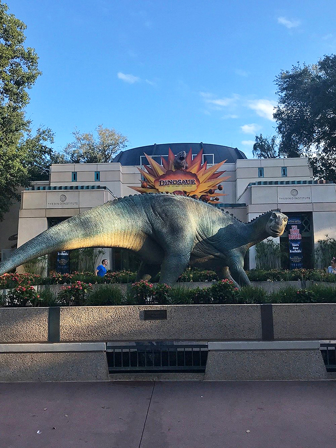 Who knew time travel could be so... Disney? Buckle up for a prehistoric adventure with mouse-eared flair.