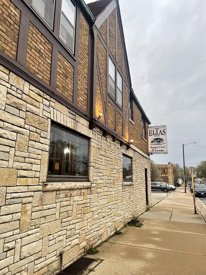 Where Old World meets New World cuisine: Elias Inn's unique facade houses a world of culinary delights.