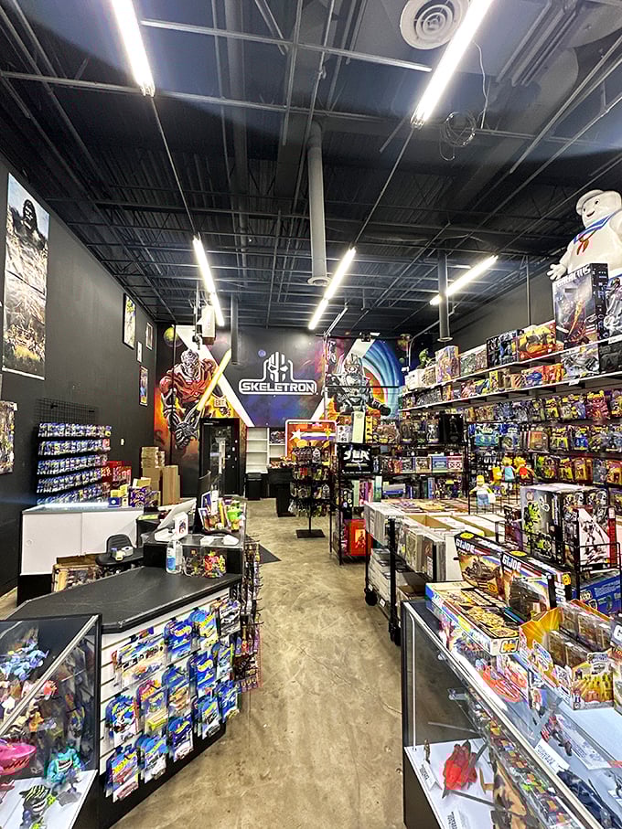 From mint-condition action figures to well-loved stuffed animals, every item here has a story. It's like "Toy Story" come to life!