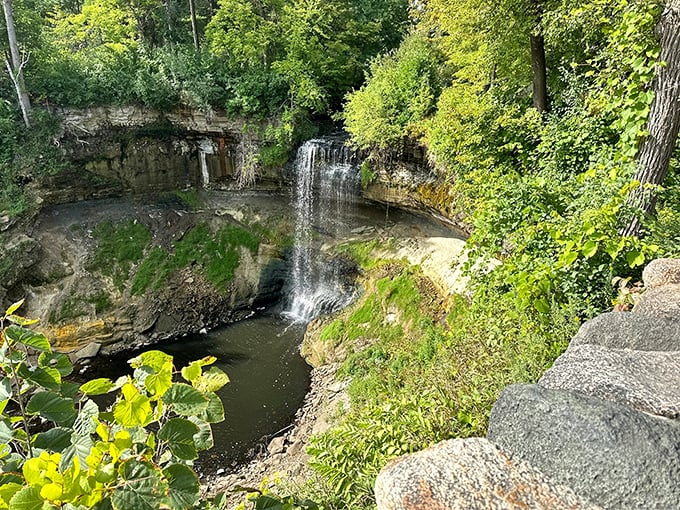 Follow in the footsteps of presidents and rock stars at Minnehaha Falls. Just resist the urge to yell "Hound Dog."