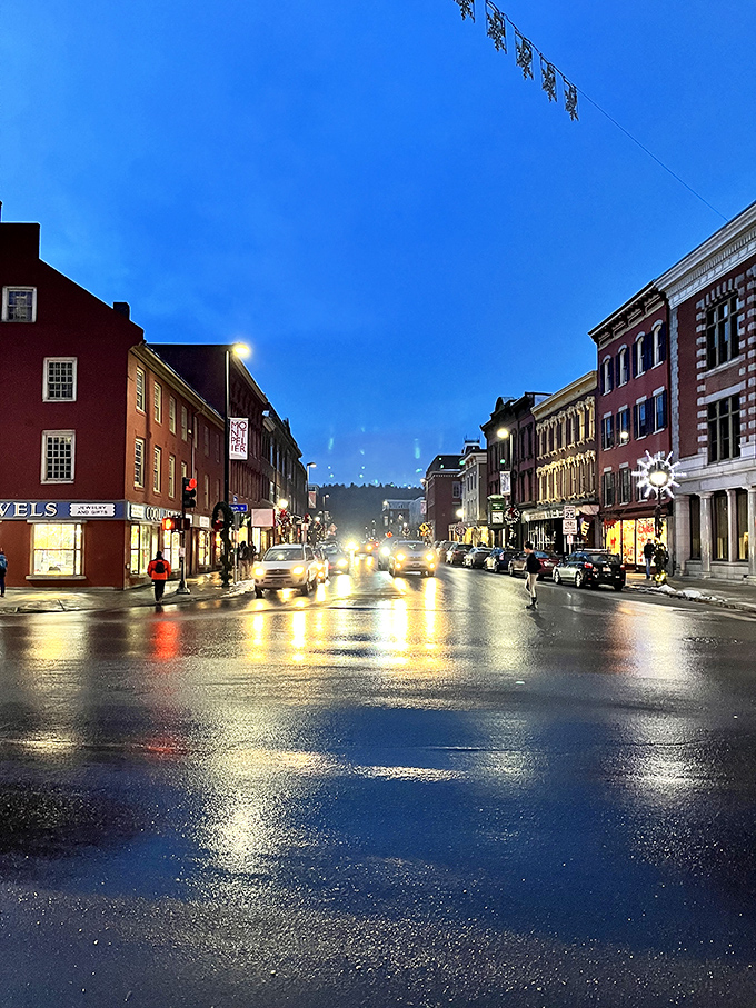 Small town, big holiday spirit. Montpelier's charming streets twinkle with festive cheer and local flavor.