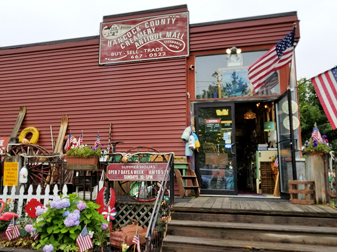 From Victorian fainting couches to 1950s jukeboxes, it's like all of history decided to throw a party here.