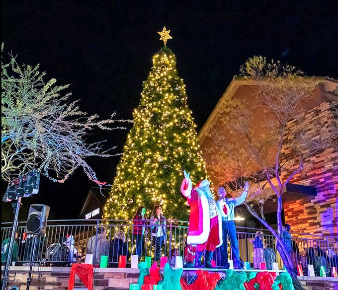 Tucson's luminarias: Proving that even in the desert, holiday magic can bloom like a Christmas cactus.