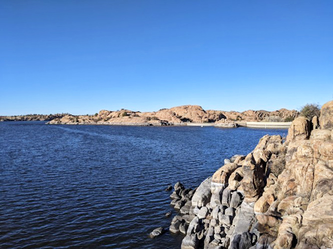 Smooth as glass and twice as pretty. This view is Mother Nature's way of showing off her Photoshop skills.