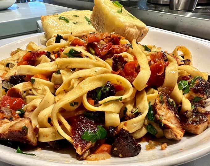 Pasta la vista, baby! This Creole butter pasta is a spicy, creamy dream that would make even an Italian nonna swoon.