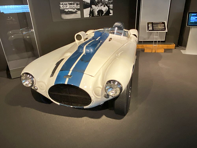 Stars and stripes forever! This Cunningham racer proves that red, white, and blue look just as good on the track as they do on Old Glory.