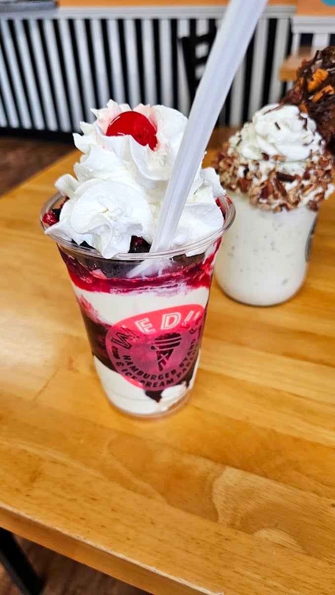 Berry bliss in a cup! This frappuccino is like a party for your taste buds.