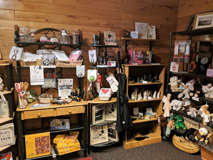 Souvenir shopping or appetite whetting? This gift shop is a treasure trove of local goodies that'll make you want to extend your stay.