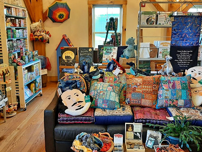 Quirky gifts galore! It's like Etsy and a general store had a baby, and it's adorable.