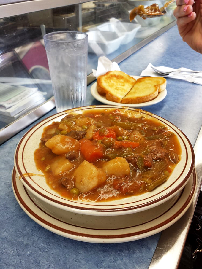 Comfort in a bowl! This hearty stew could warm even the coldest Minnesota night. It's like a hug from your grandma, if your grandma was a culinary genius.