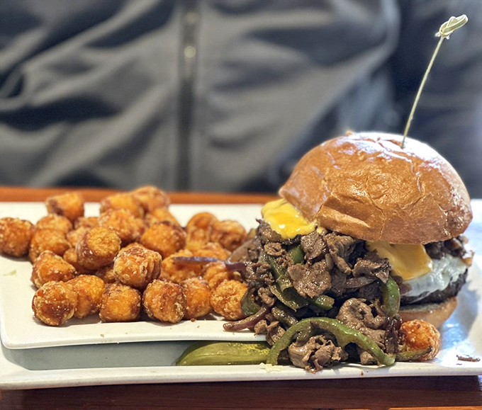 The Philly Cheesesteak packed its bags and moved to burger town. Looks like it's living its best life here in Arizona.