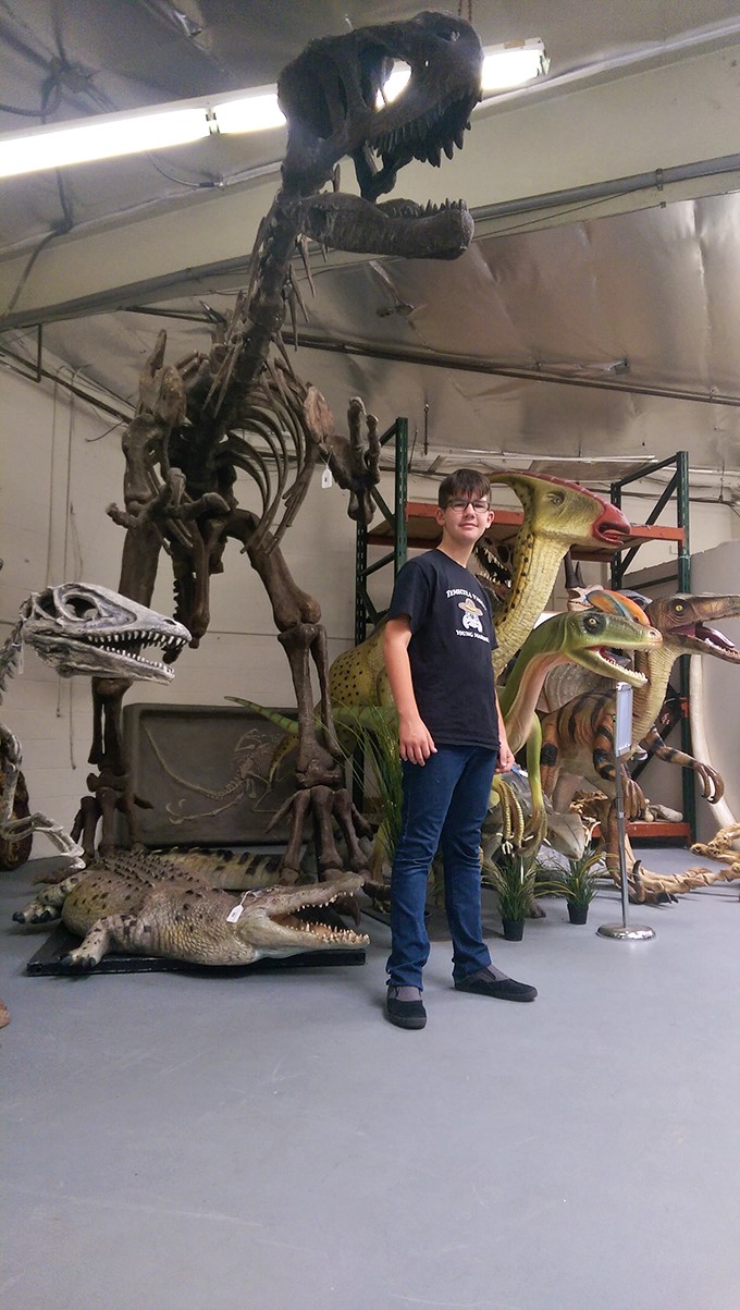 Dinosaurs, crocodiles, and... is that a velociraptor? This prehistoric posse is giving "Jurassic World" a run for its money!