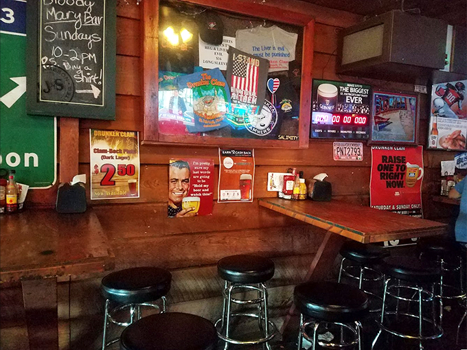 Where every wall tells a story. This eclectic decor is like a scrapbook of good times, with a dash of Floridian flair.