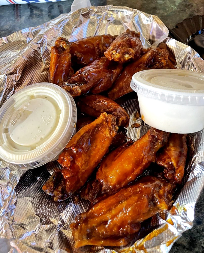 Wings so saucy, they'd make Buffalo blush. These crispy delights are ready for their close-up &ndash; and your taste buds.