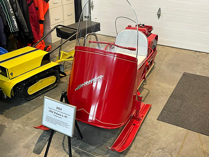 The 1962 Polaris L-55: Proving that even in the '60s, style and snow could go hand-in-hand.