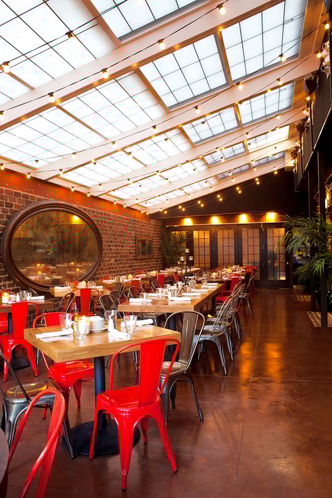 Dining under the stars… indoors! This atrium brings a touch of al fresco magic to every meal.