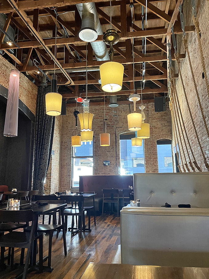 Dining area or time machine? HUB's eclectic charm whisks you away to a world where comfort meets cool.