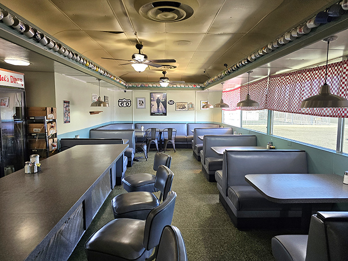 The dining area: Where strangers become friends, and friends become family. Just don't hog the booth during the breakfast rush.