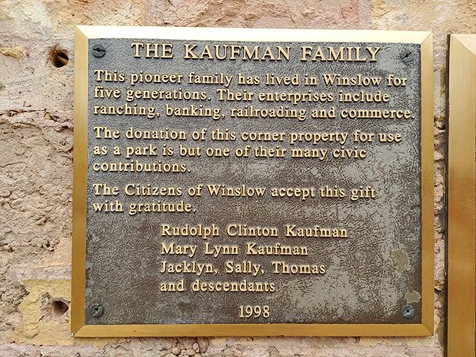 The Kaufman family: Winslow's unsung heroes. Their gift turned a lyric into a landmark, proving that sometimes, the best civic contributions come with a beat.