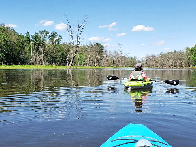 Paddle your way to serenity. It's like a theme park ride, but with better scenery and no lines.