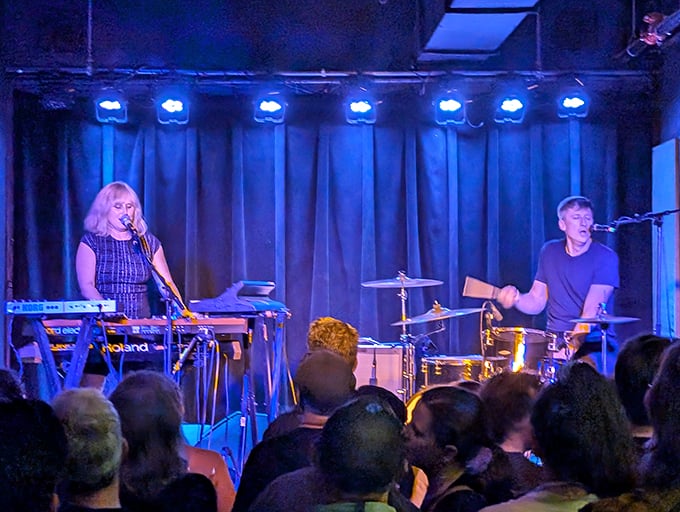 Dynamic duo alert! These performers are cooking up a storm of sound, proving that sometimes, two instruments are all you need for a feast of music.