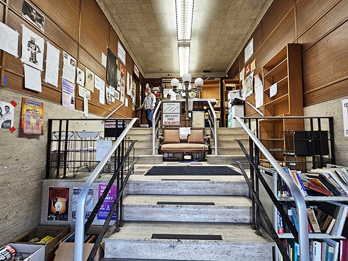 Stairway to heaven? Nope, just the second floor &ndash; but for book lovers, it's pretty much the same thing.