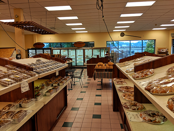 A panorama of pastry paradise. This view is better than any all-inclusive resort buffet &ndash; and you don't even need to wear a swimsuit!