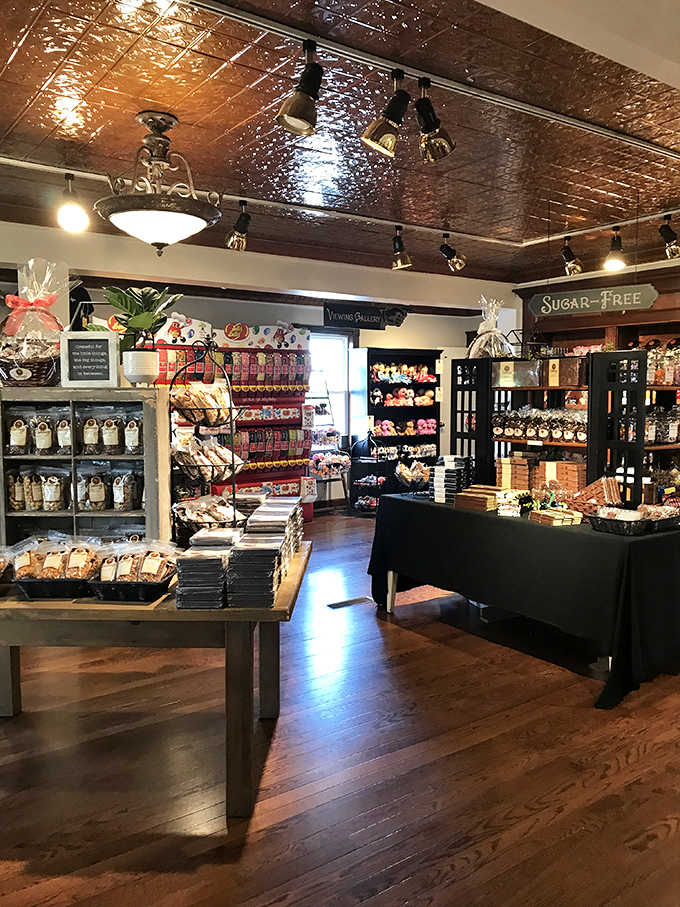 A feast for the eyes and the palate! These shelves are stocked with enough goodies to make Santa's workshop look like amateur hour.