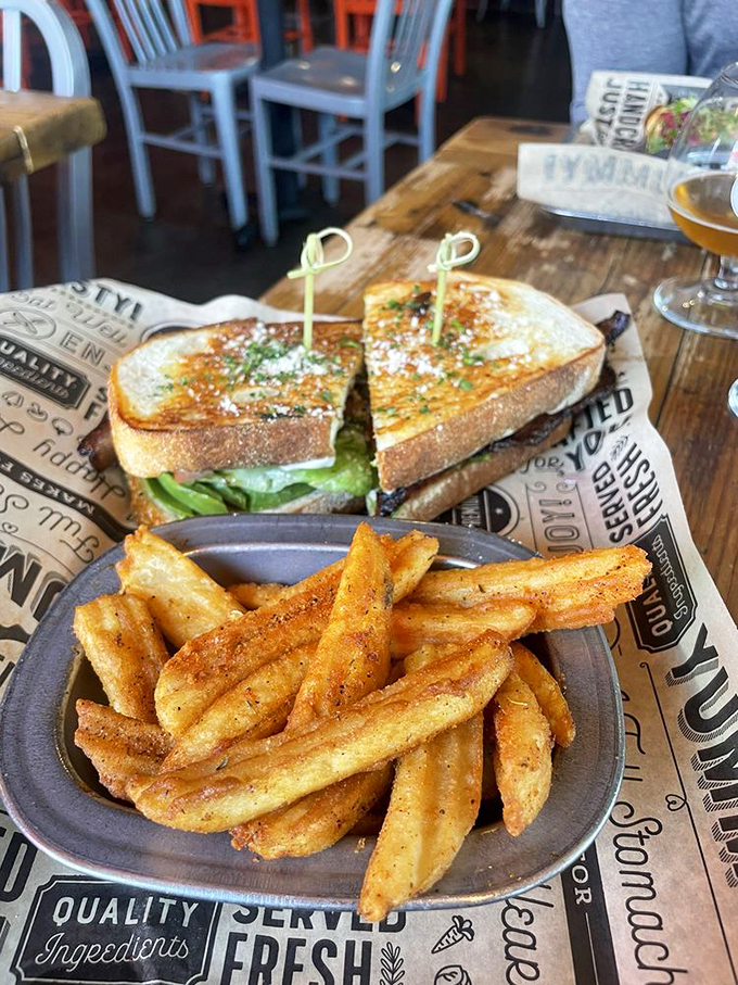 BLT perfection meets crispy fry nirvana! This plate is the kind of lunch that makes you wonder why you ever eat anything else.