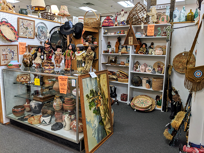 From cowboys to kachinas, this display is a slice of Southwestern history. It's like "Toy Story" meets "Tombstone."