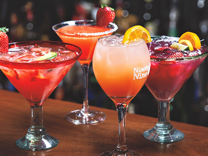 These cocktails are so colorful, they make a rainbow jealous. Taste the rainbow? Nah, sip it instead!