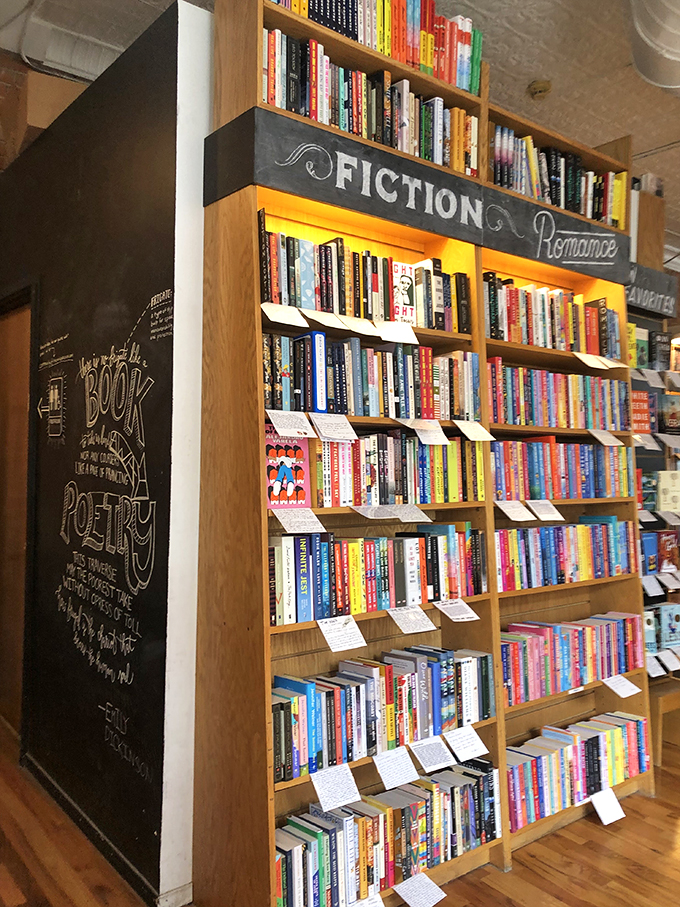 Romance meets realism in this fiction section. It's like a literary cocktail—shaken, not stirred.