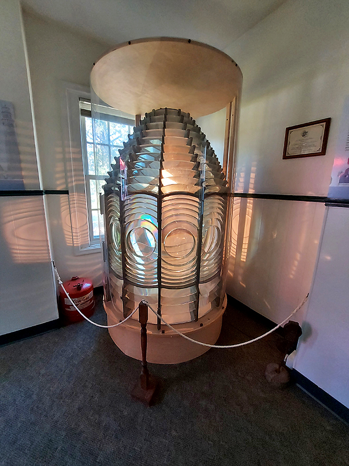 Behold, the Fresnel lens: the iPhone of 19th-century lighthouse technology. It's so impressive, it'll make you wonder why we ever bothered inventing anything else.