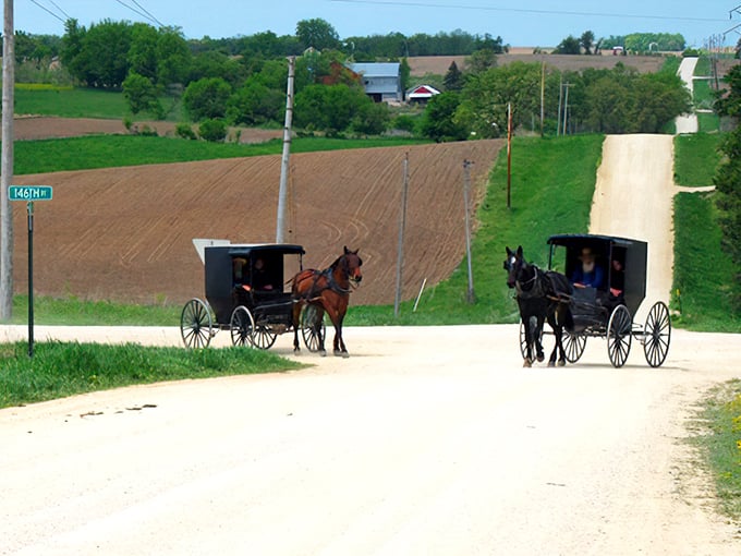 Horse-drawn carriages: The original eco-friendly Uber. These Amish taxis are taking "slow travel" to a whole new level of cool.