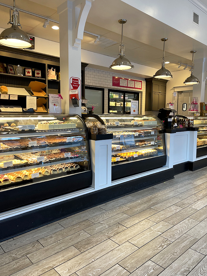 Welcome to the sweet life! Simma's counter is like a treasure chest of edible jewels. X marks the spot... of deliciousness.