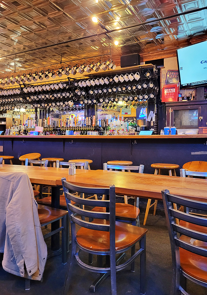 Pull up a chair and stay awhile! Rollie's cozy interior is like your favorite uncle's man cave &ndash; if that cave served killer grub.