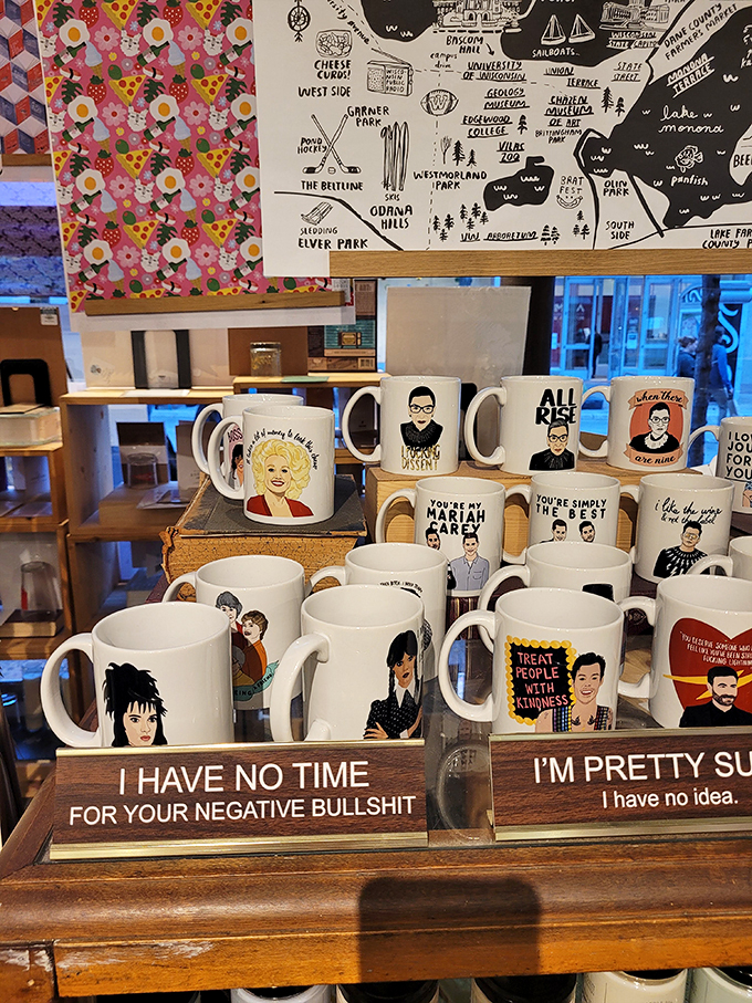 Mug shot central! These sassy sippers are serving up more attitude than your average cup of joe.